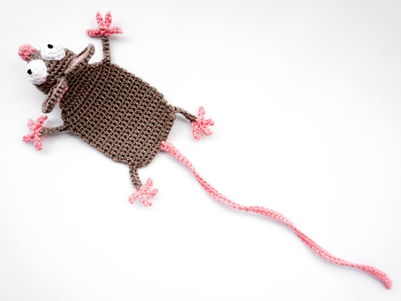 Mouse Bookmark Crochet Pattern Amigurumi PDF Pattern - Etsy UK