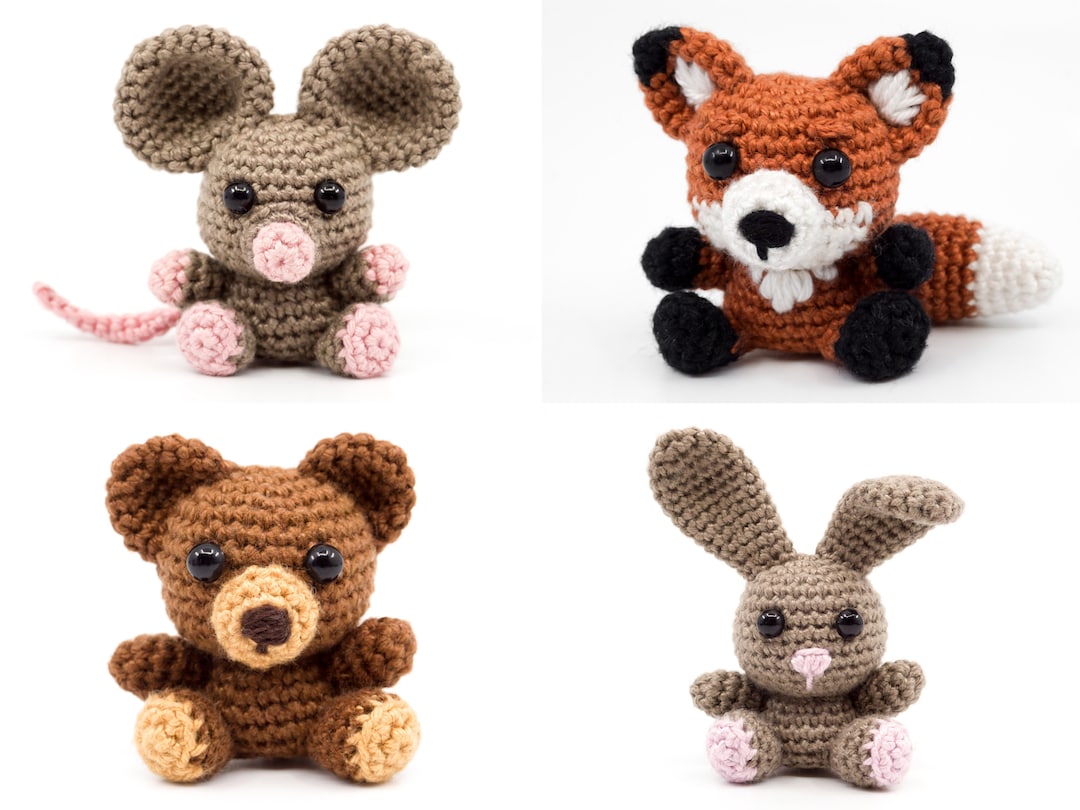 Forest Animals PDF Crochet Pattern Bundle | Amigurumi PDF Patterns - Etsy