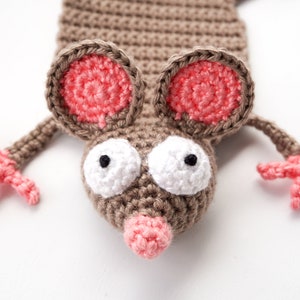 Mouse Bookmark Crochet Pattern | Amigurumi PDF Pattern - Etsy