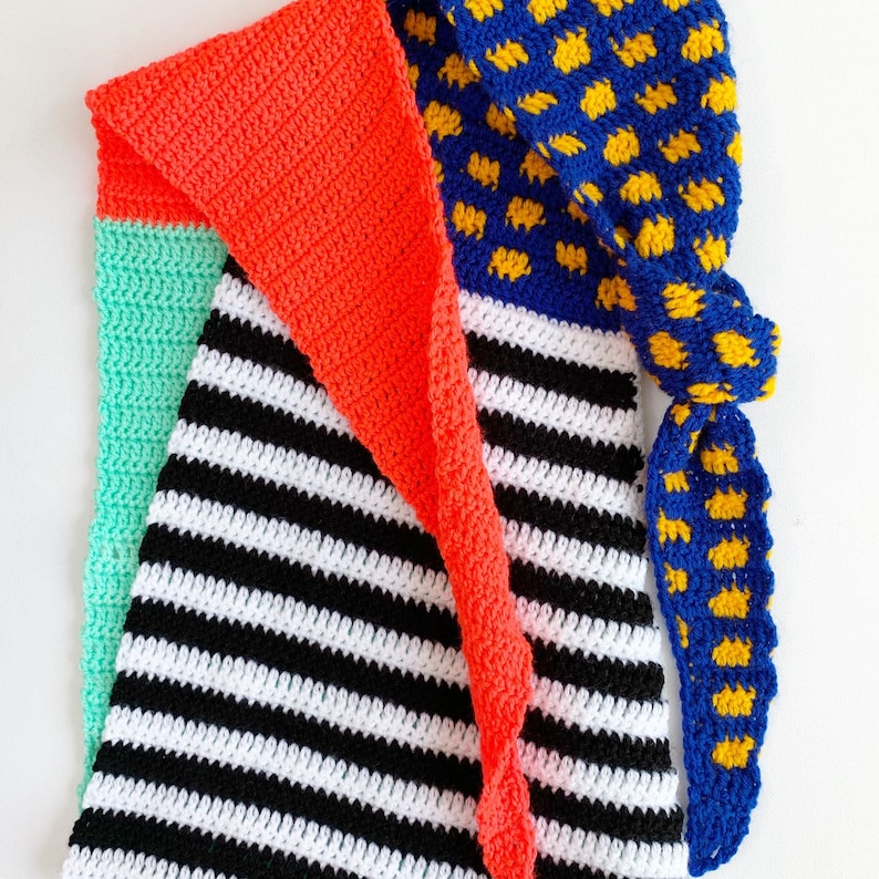 Crochet PATTERN: the Katie Scarf. Crochet Pattern US Terms Pdf - Etsy