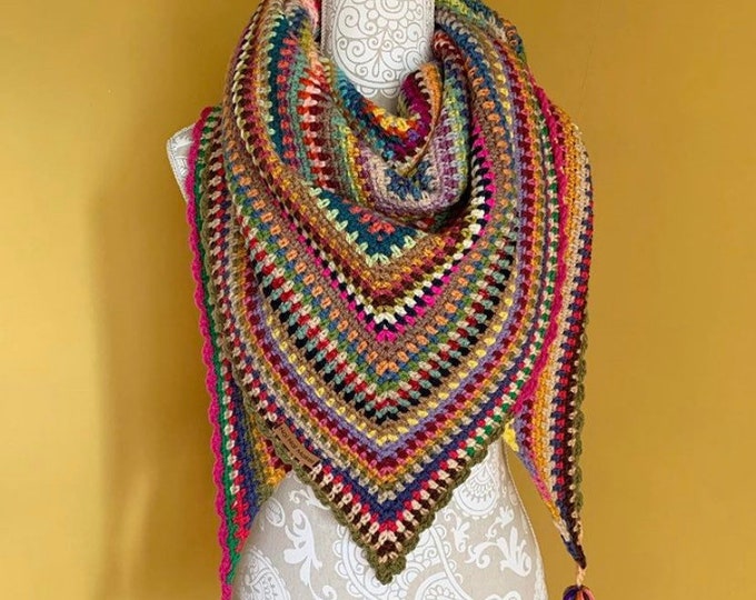 Crochet PATTERN: Moonbeam Shawl. Crochet Pattern. US Terms. Pdf - Etsy ...