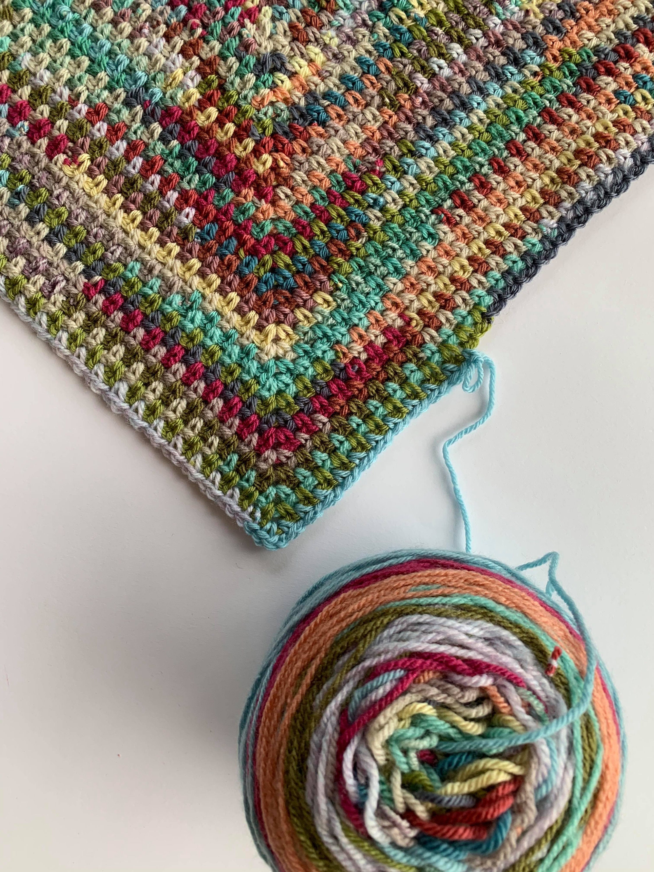 Crochet PATTERN: the Jane Shawl. Scrapcake Shawl Crochet. - Etsy UK