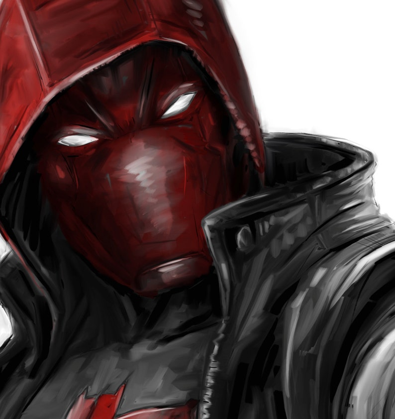 Red Hood Custom Art Poster | Etsy