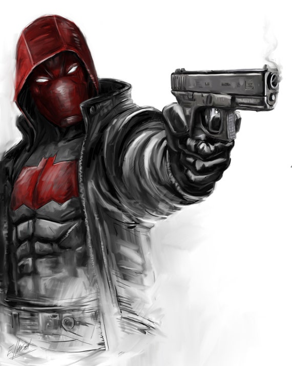 Red Hood Custom Art Poster | Etsy