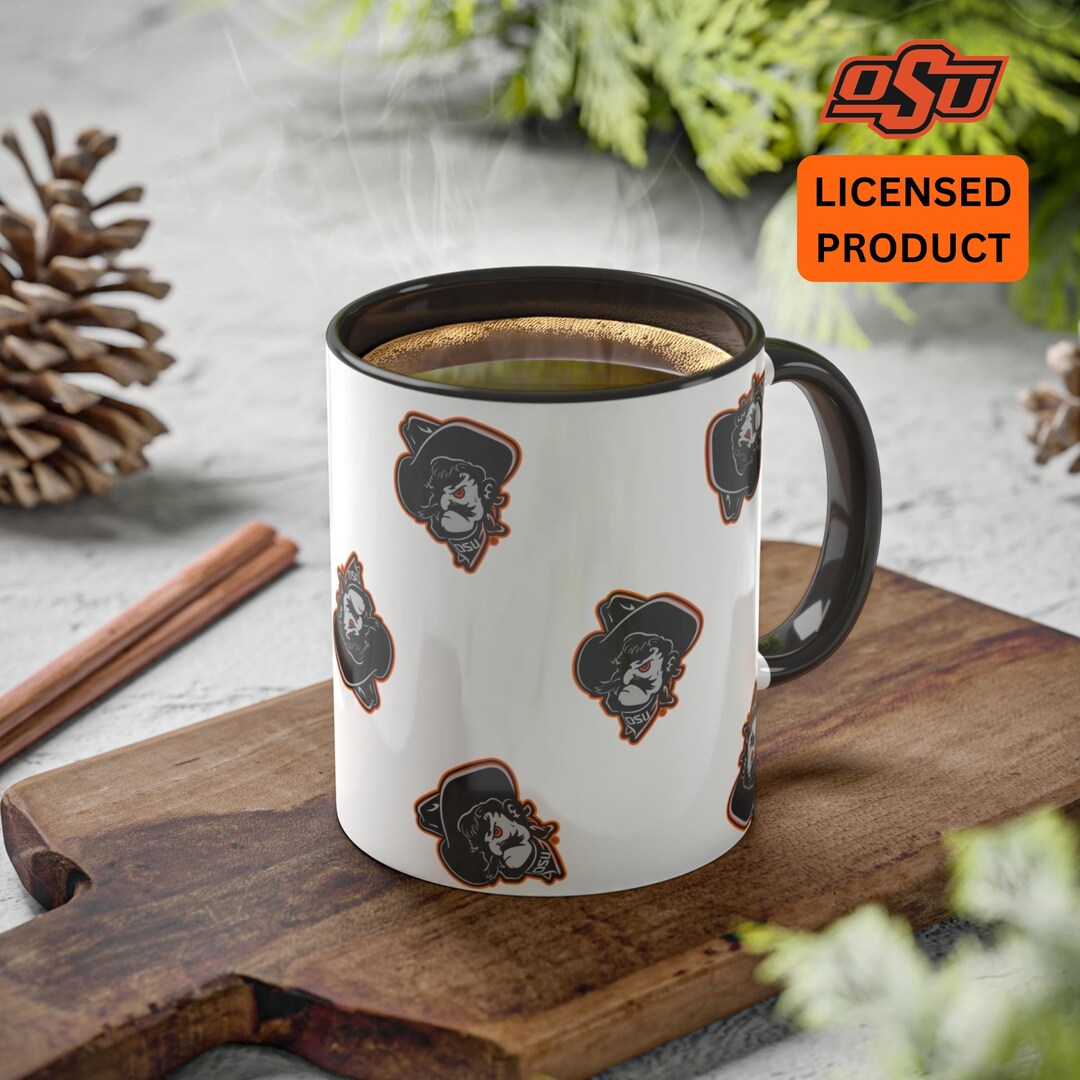 Oklahoma State University Pistol Pete Mug: OSU Cowboys Ceramic Mug - Etsy