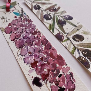 Tuscany Watercolor Bookmark - Hand Made - Etsy