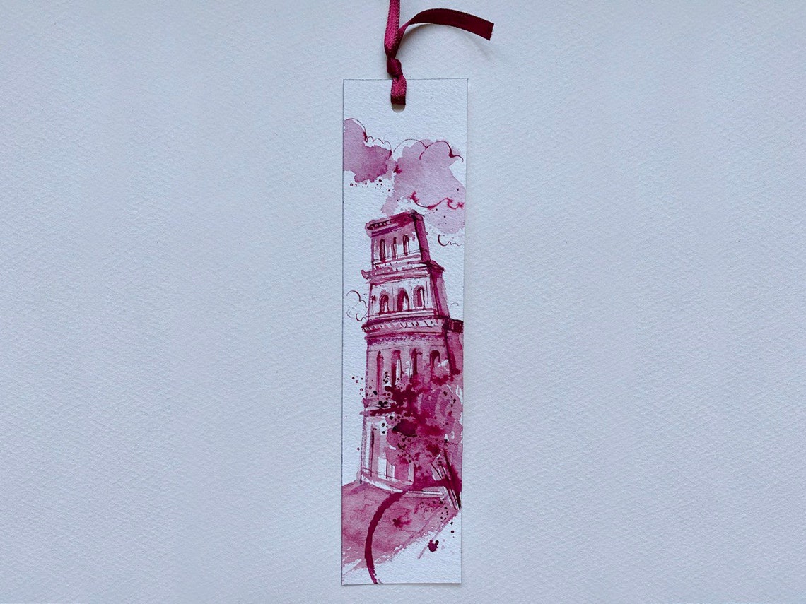 Rome Watercolor Bookmark - Hand Made - Etsy