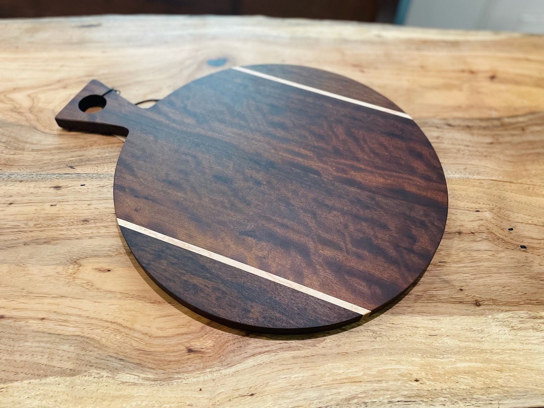 Brazilian Walnut & Maple Serving Board - Etsy