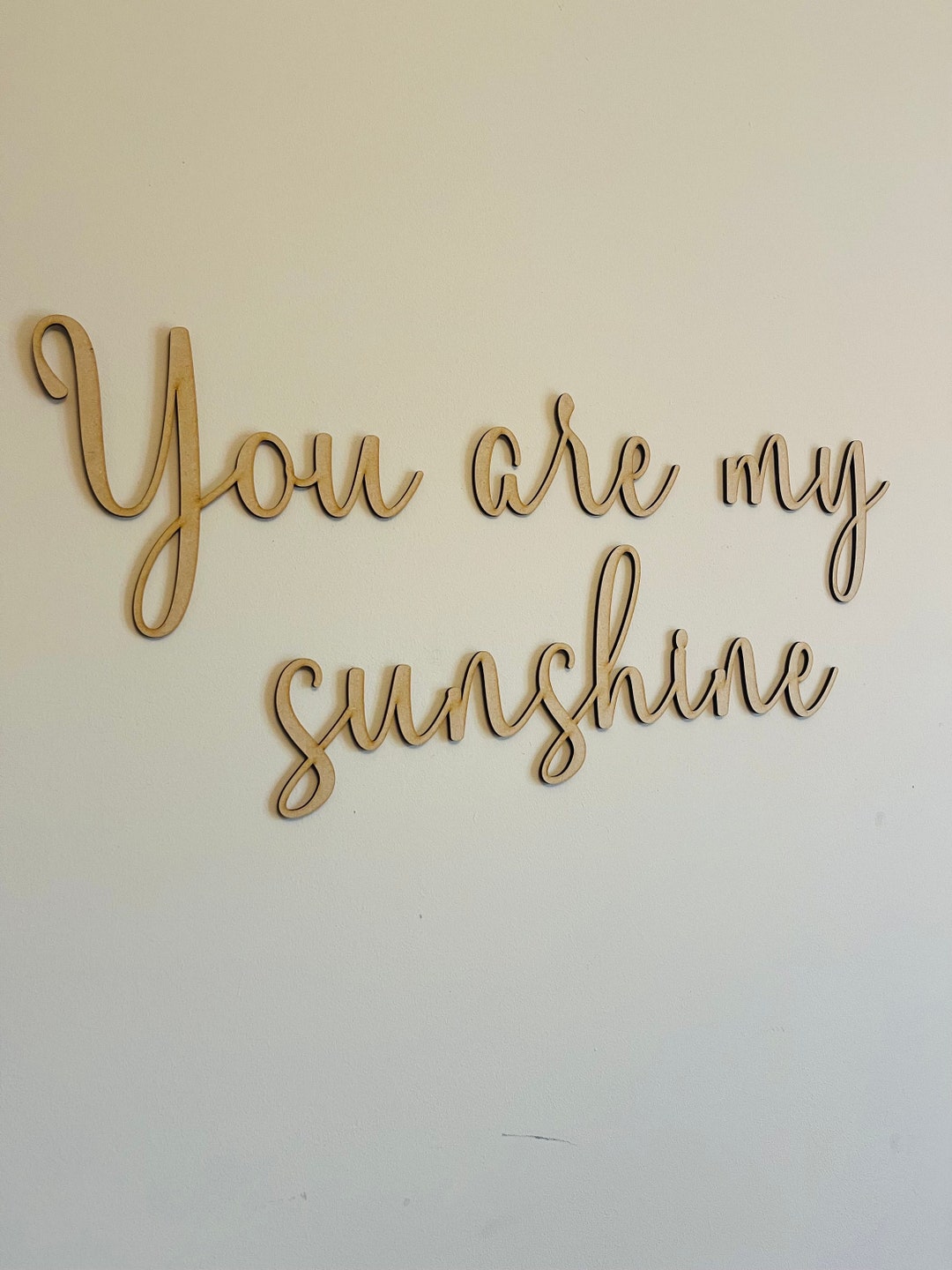 You Are My Sunshine Word Art | Wall Sign | Cut Out | Wall Decor | Photo ...