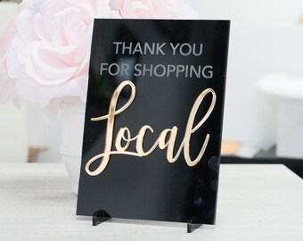 Thank You for Shopping Local - Etsy
