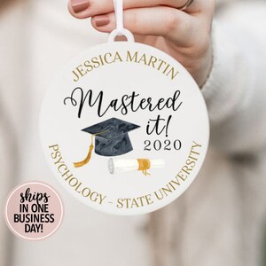 Personalized Mastered It Graduation Ornament Personalized | Etsy