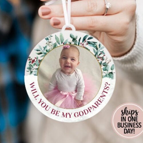 Will You Be My Godparents Gift Godparents Proposal Gift - Etsy Canada