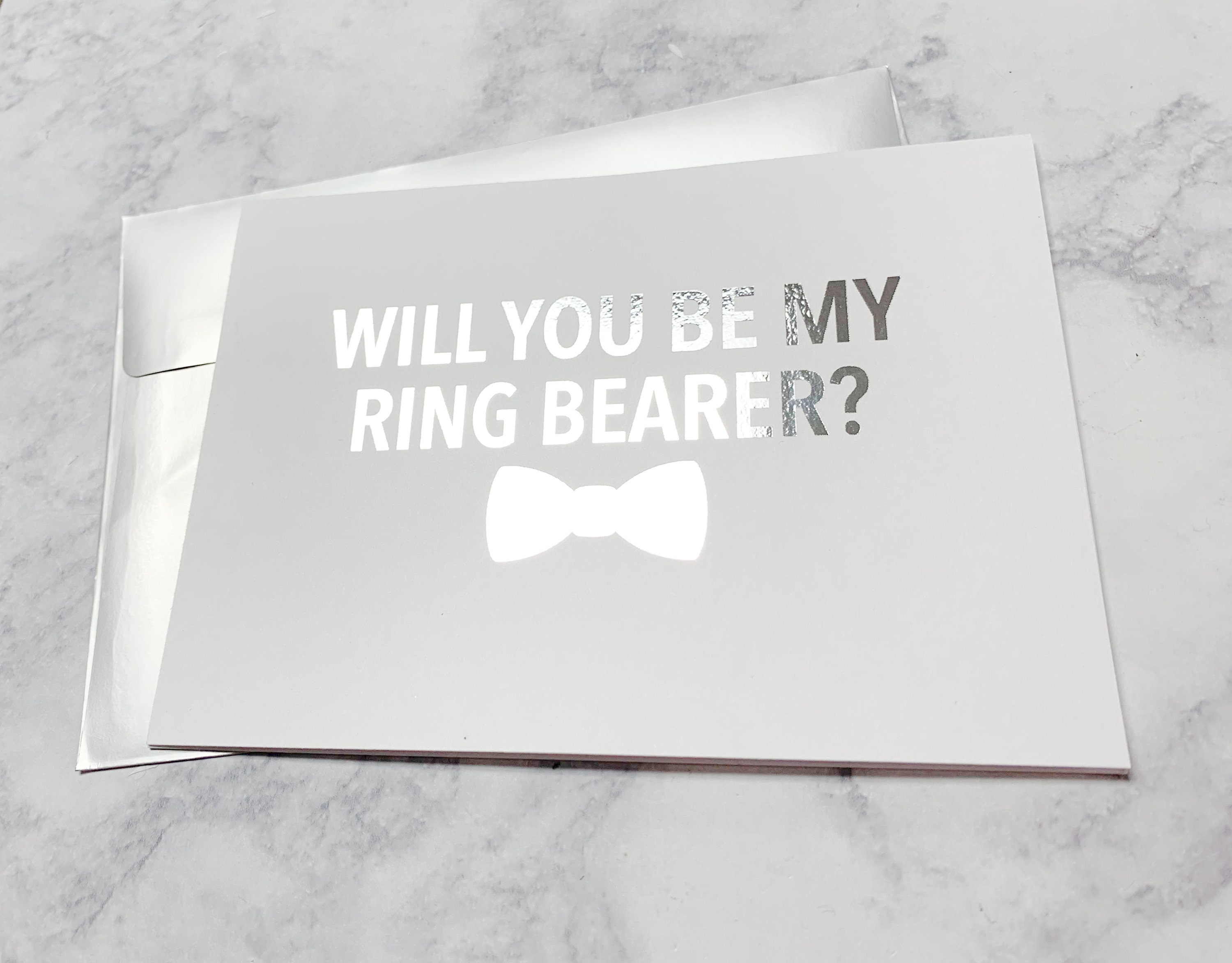 Will You Be My Ring Bearer Card Ring Bearer Proposal Card - Etsy