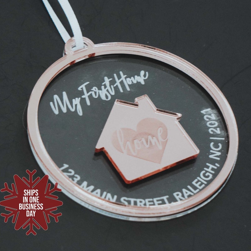 First Home Ornament - Etsy