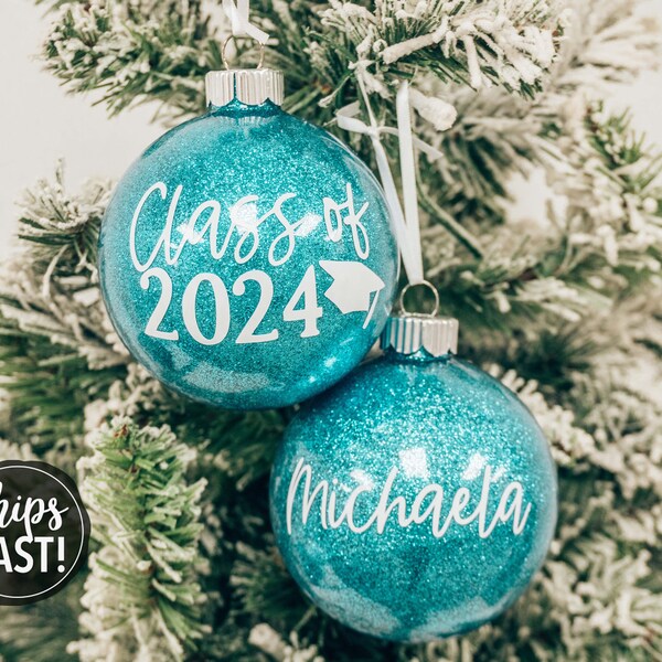 Custom Graduation Ornament 2024, Personalized Graduation Gift, Class of ...