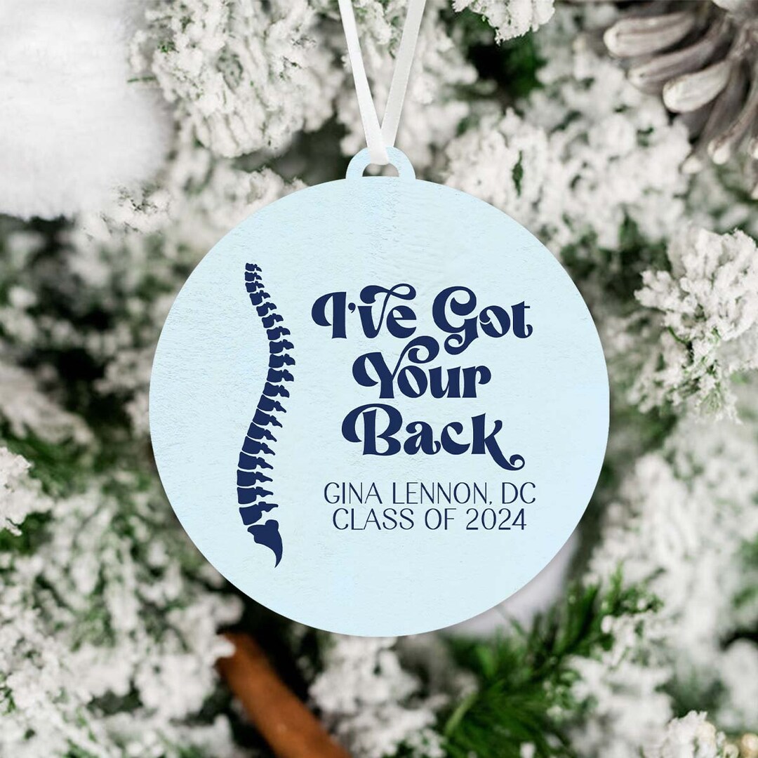Personalized Chiropractor Graduation Ornament | Chiro Christmas Gift - Etsy