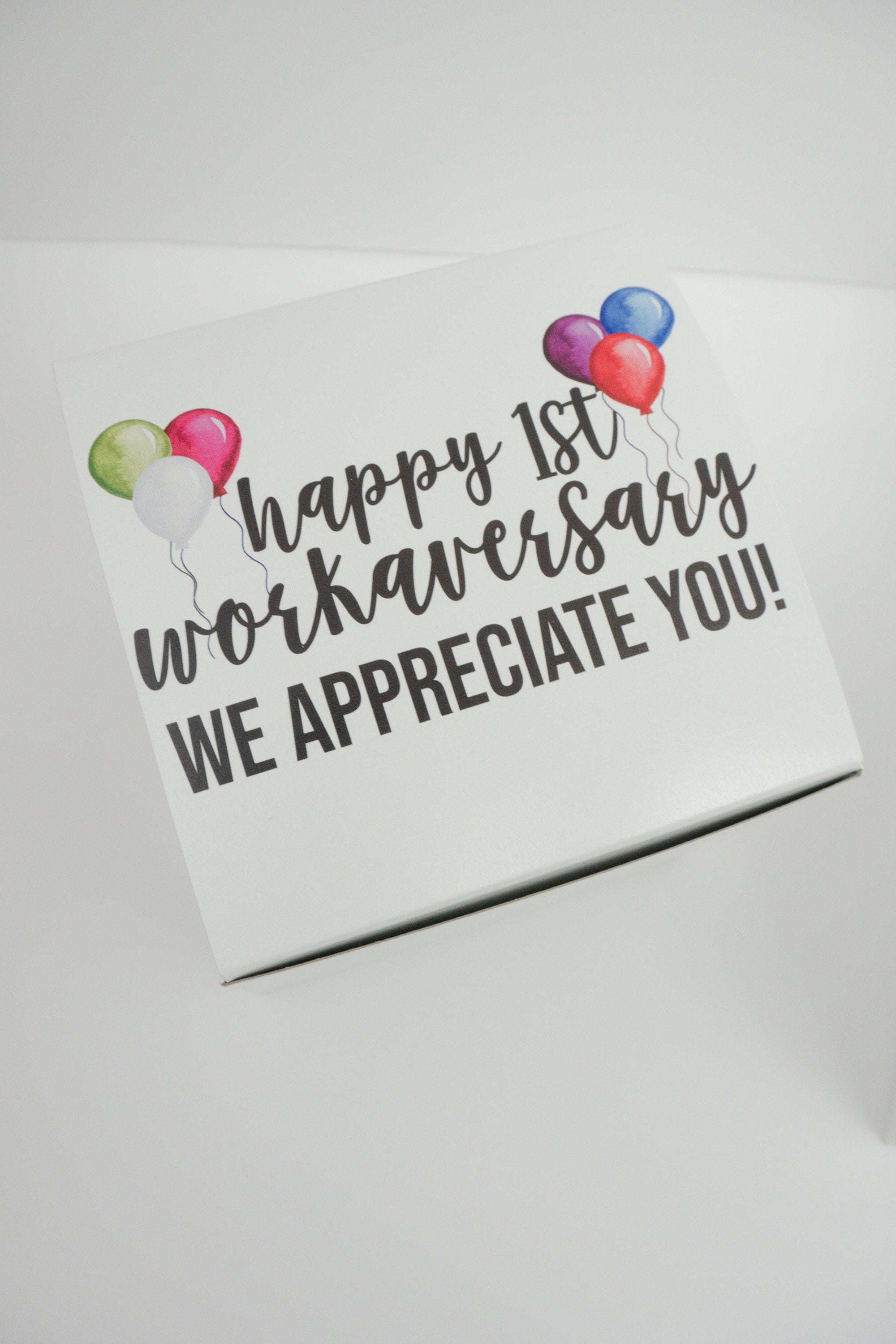 Happy 1st Workaversary Gift Box Happy Work Anniversary Gift - Etsy