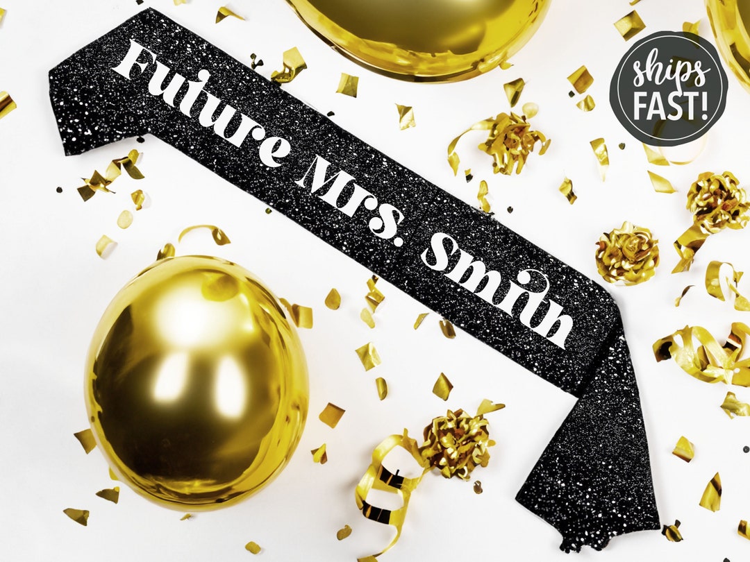 Future Mrs Sash 20 Sash Colors, Ships FAST Custom Bridal Shower Sash ...