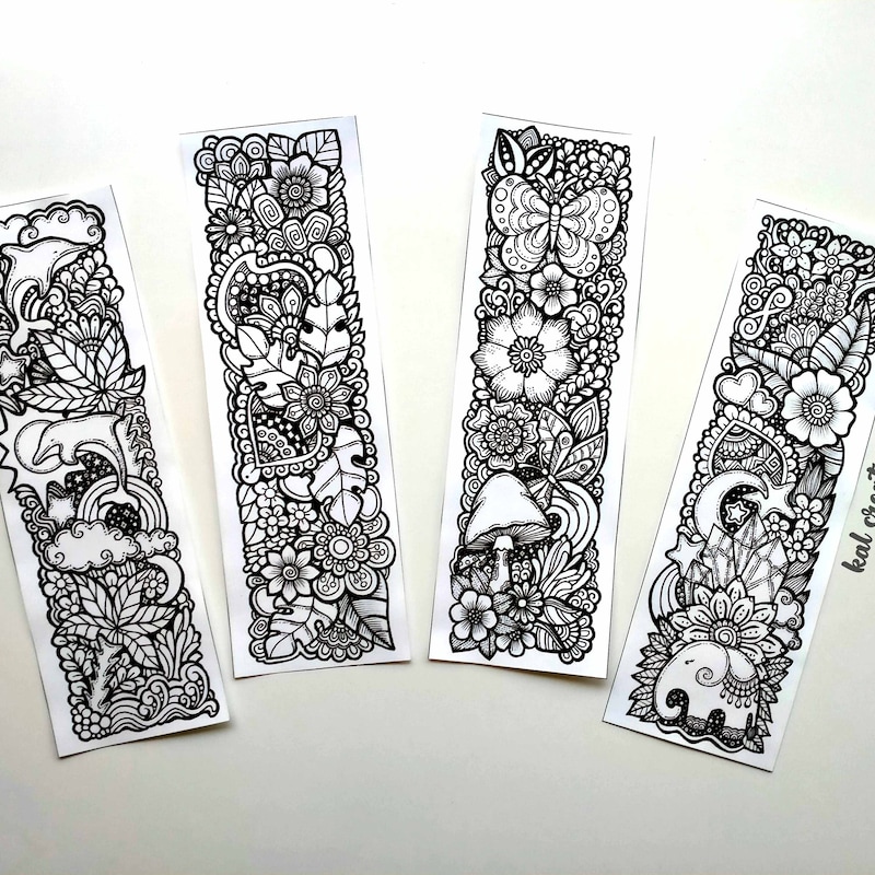 Zendoodle Bookmark - Etsy