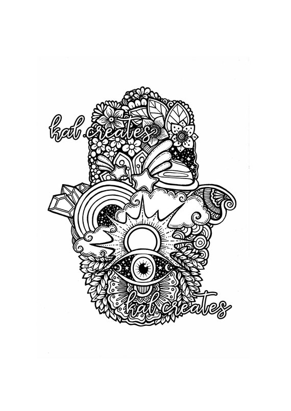 Evil Eye Coloring Pages