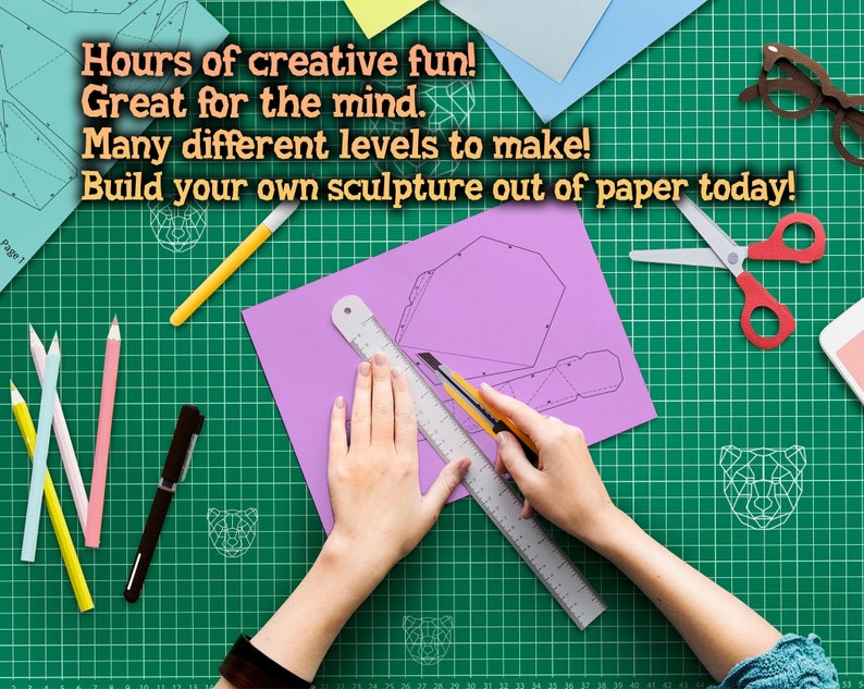 Papercraft Rook Chess Piece Template- Geometric Low Poly Rook Chess ...