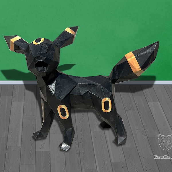 Umbreon Low Poly - Etsy