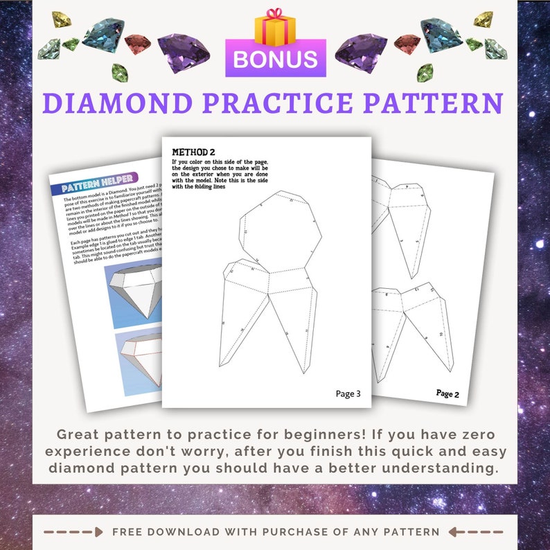 Geometric Mew Papercraft, Low Poly Mew, 3D Mew Pokemon - PDF TEMPLATE ...