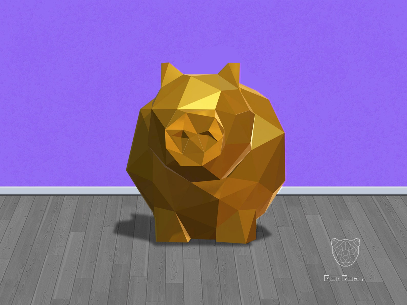 Low Poly Piggy Bank Papercraft Template- Geometric Pig, Abstract Piggy ...