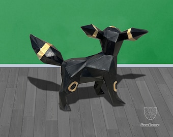 Pokemon Papercraft Template Umbreon