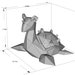 Low Poly Pokemon Lapras Papercraft Template- Geometric Lapras, Abstract ...