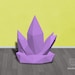 Papercraft Crystals, DIY Gemstones, Low Poly Diamond, PDF TEMPLATE ...