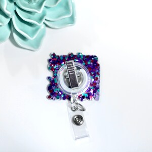 Assistant Nurse Manager Glitter Badge Reel, Medical ID Card Holder ...