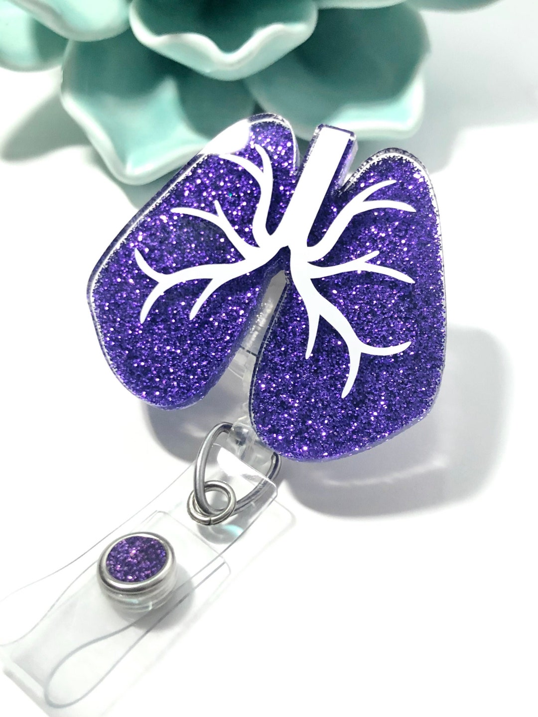 Lungs Badge Reel - Pulmonologist Gifts - RT Gifts - Respiratory ...