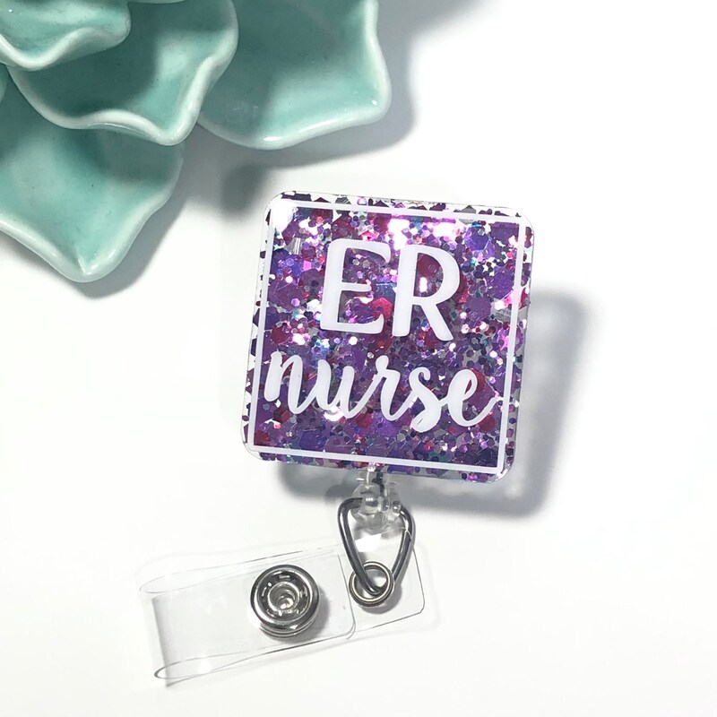Er Nurse Badge Reel - Etsy