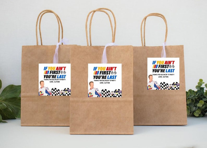 If You Ain't First You're Last Birthday Invite Bundle, Ricky Bobby ...