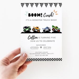 Monster Jam Birthday, Monster Jam Party, Boom Crash, Monster Truck Bash ...