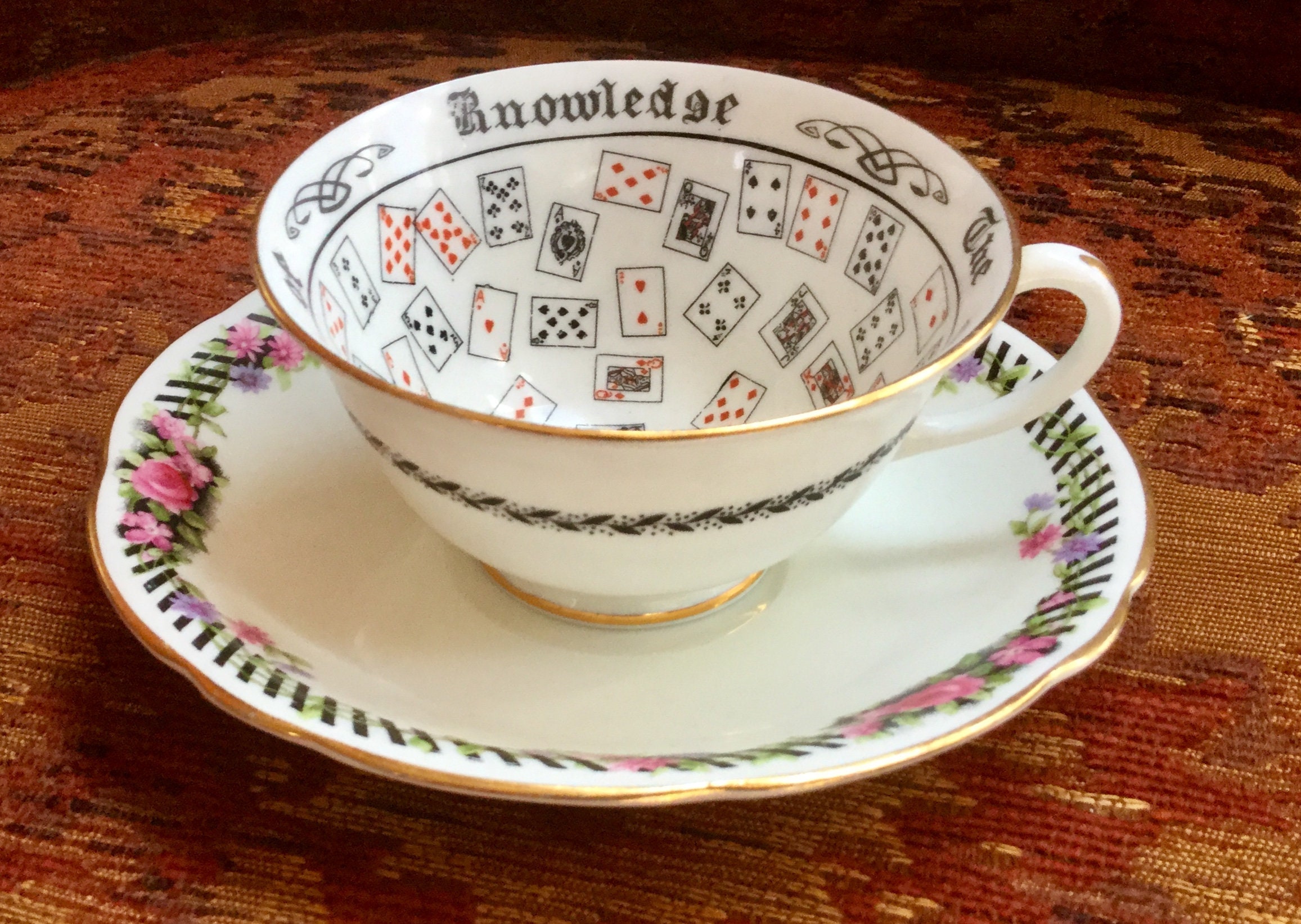 Aynsley Cup of Knowledge Rare Find - Etsy