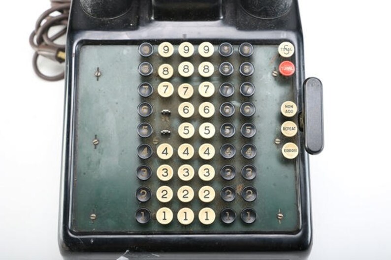 Adding Machine Burroughs 1920's Vintage Made in the USA - Etsy
