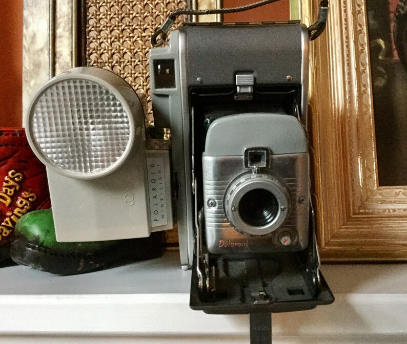 Vintage Polaroid Land Camera Model 80 & Leather Case - Etsy