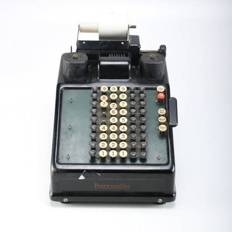 Adding Machine Burroughs 1920's Vintage Made in the USA - Etsy