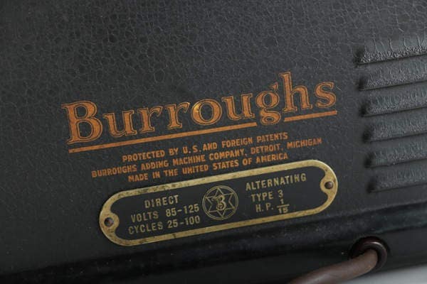 Adding Machine Burroughs 1920's Vintage Made in the USA - Etsy