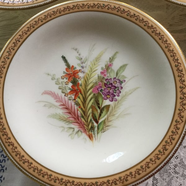 Royal Worcester Antique Plate - Etsy