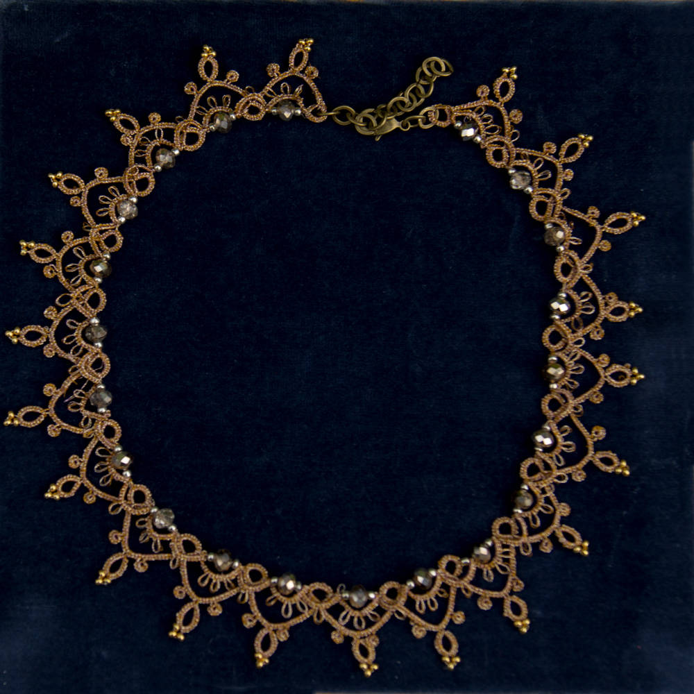 Edwardian Choker Necklace for Bride Tatting Necklace - Etsy