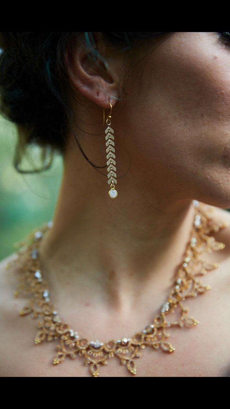 Edwardian Choker Necklace for Bride Tatting Necklace - Etsy