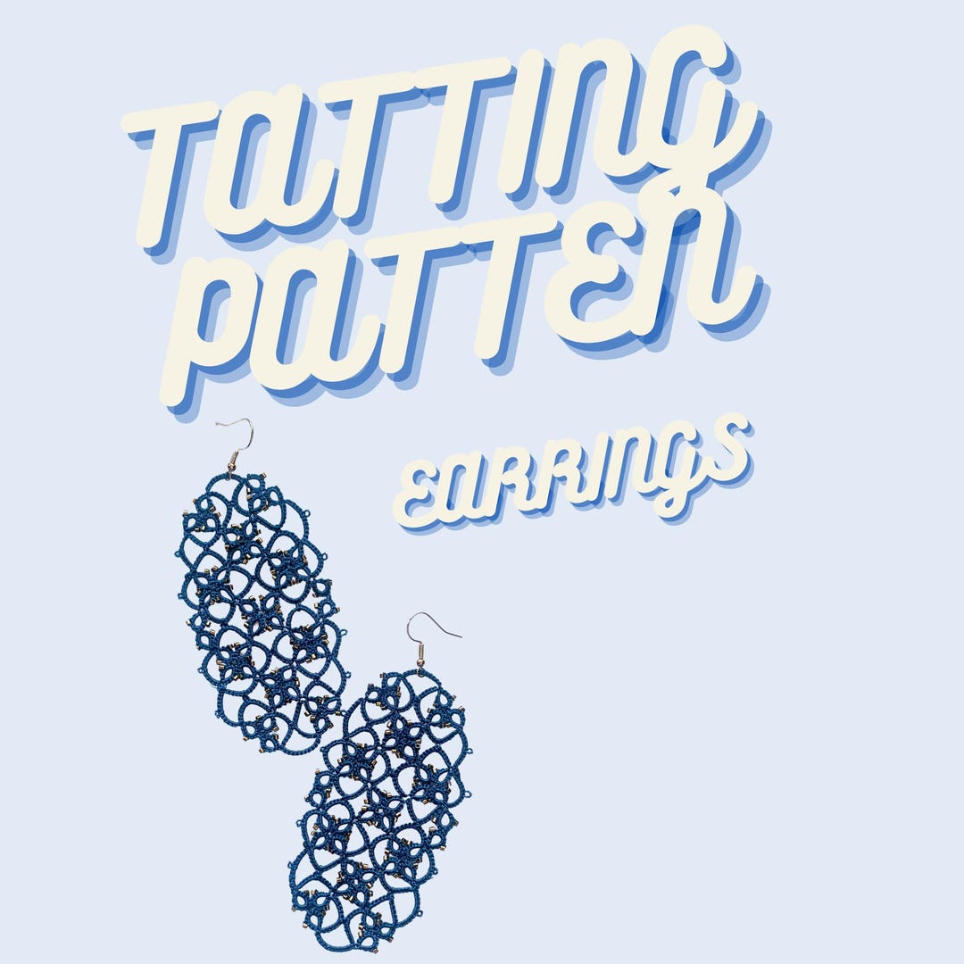 Tatting Patterns Needle And Shuttle Tatting Earring Pattern In Collaboration With