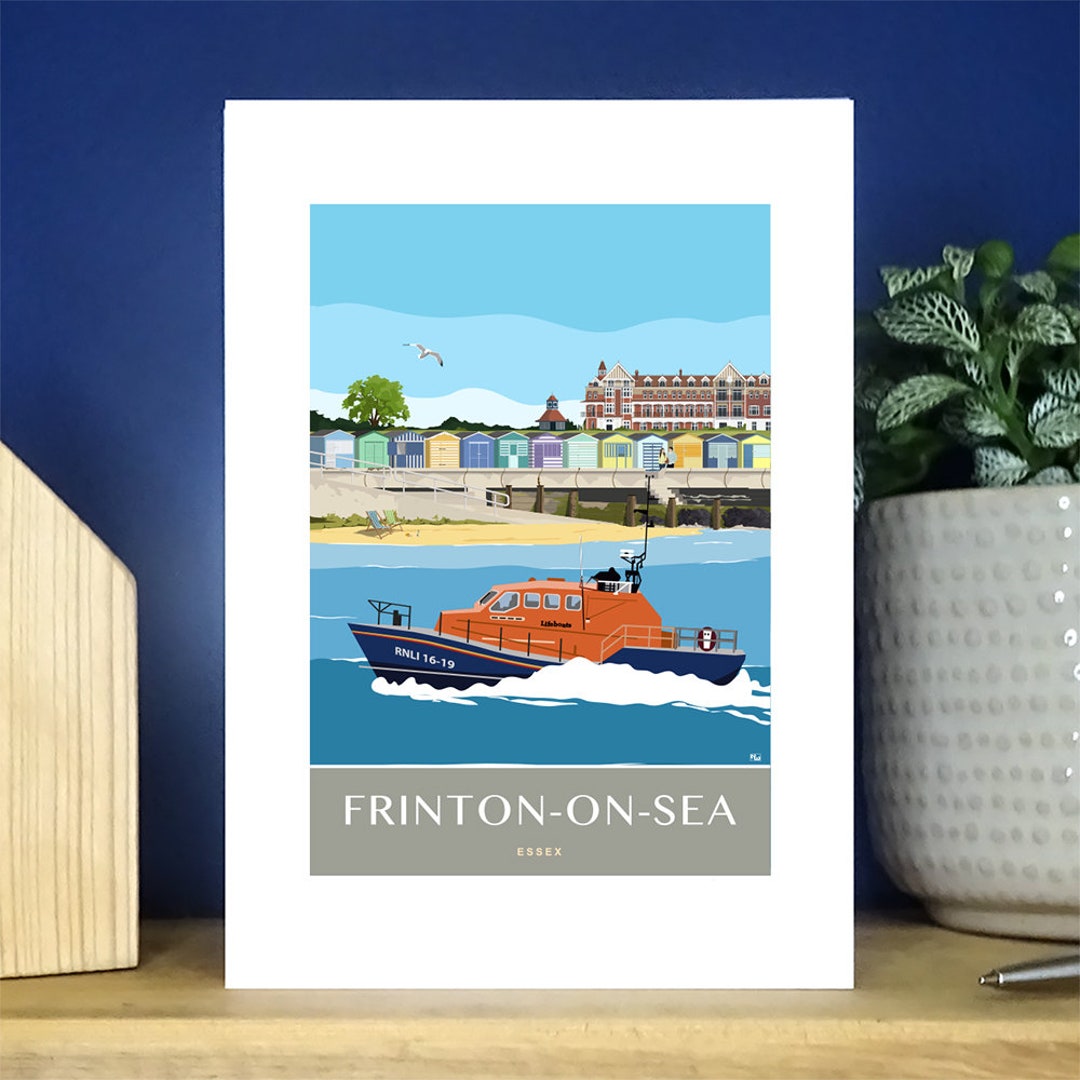 Frinton-on-sea RNLI Lifeboat, Essex. Greetings Card. Over 500 to Choose ...