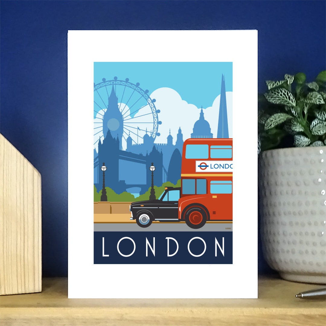 London Landmarks Greetings Card. Over 500 to Choose From. - Etsy