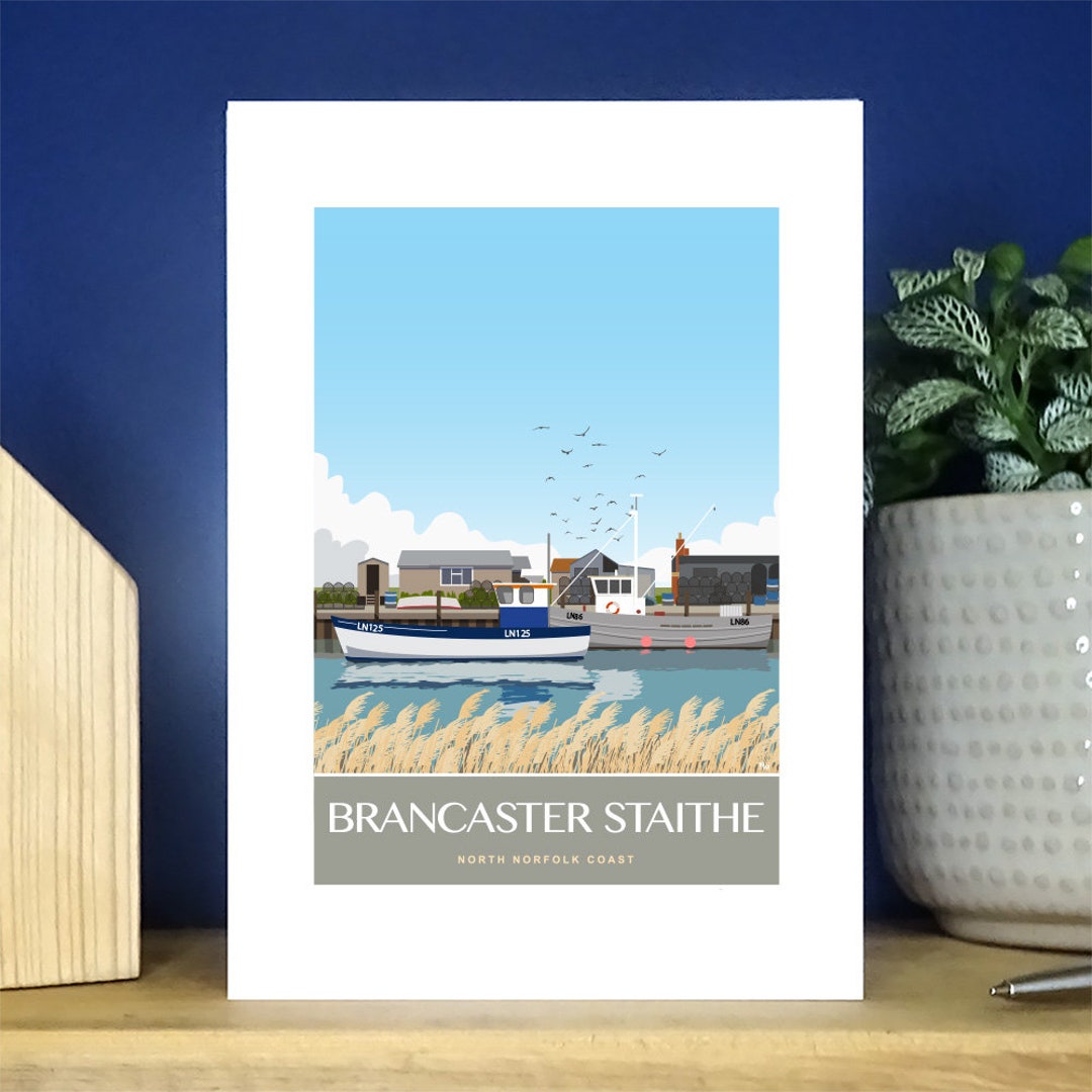 Brancaster Staithe Portrait Greetings Card. Over 500 to Choose From. - Etsy