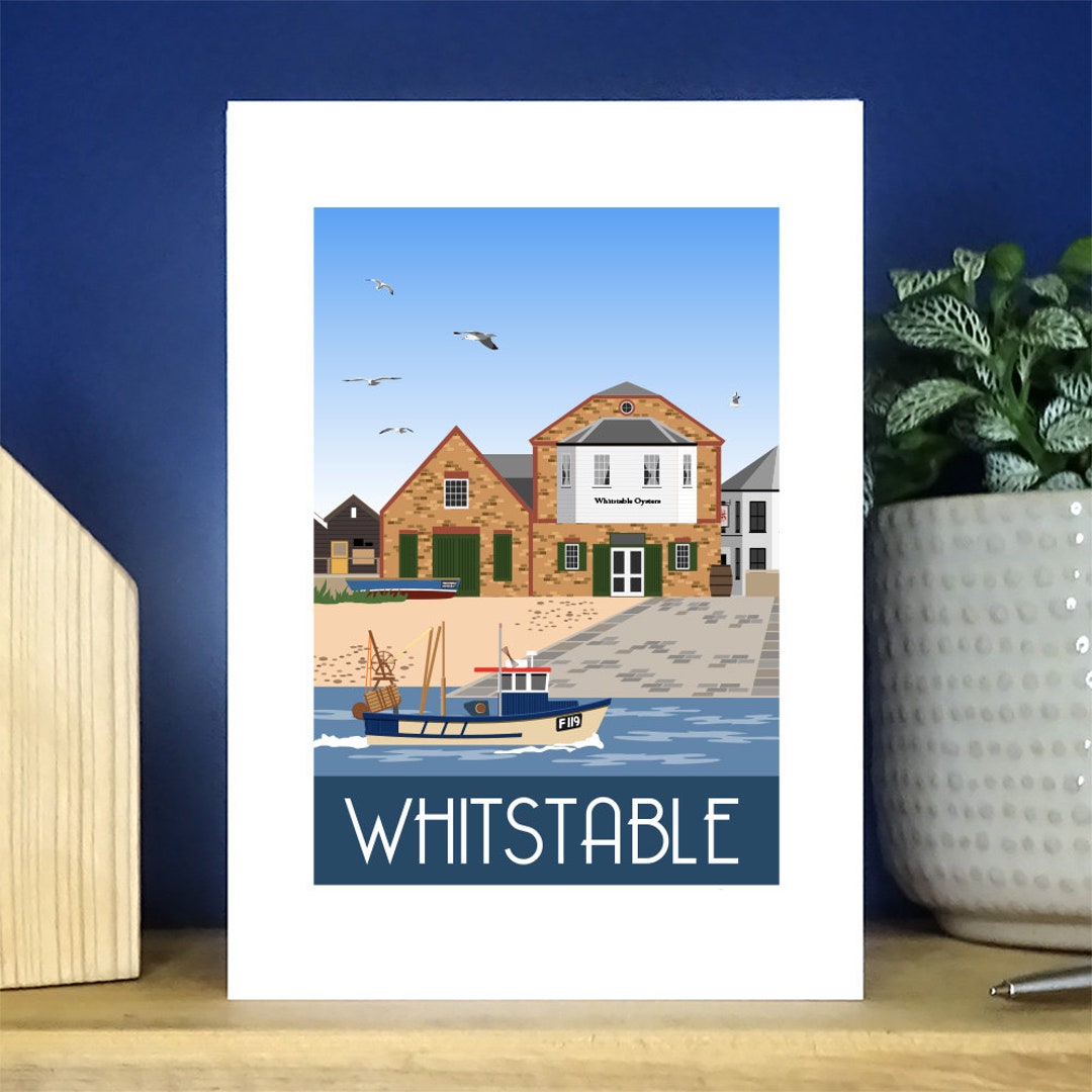 Whitstable Oyster Company Greetings Card - Etsy