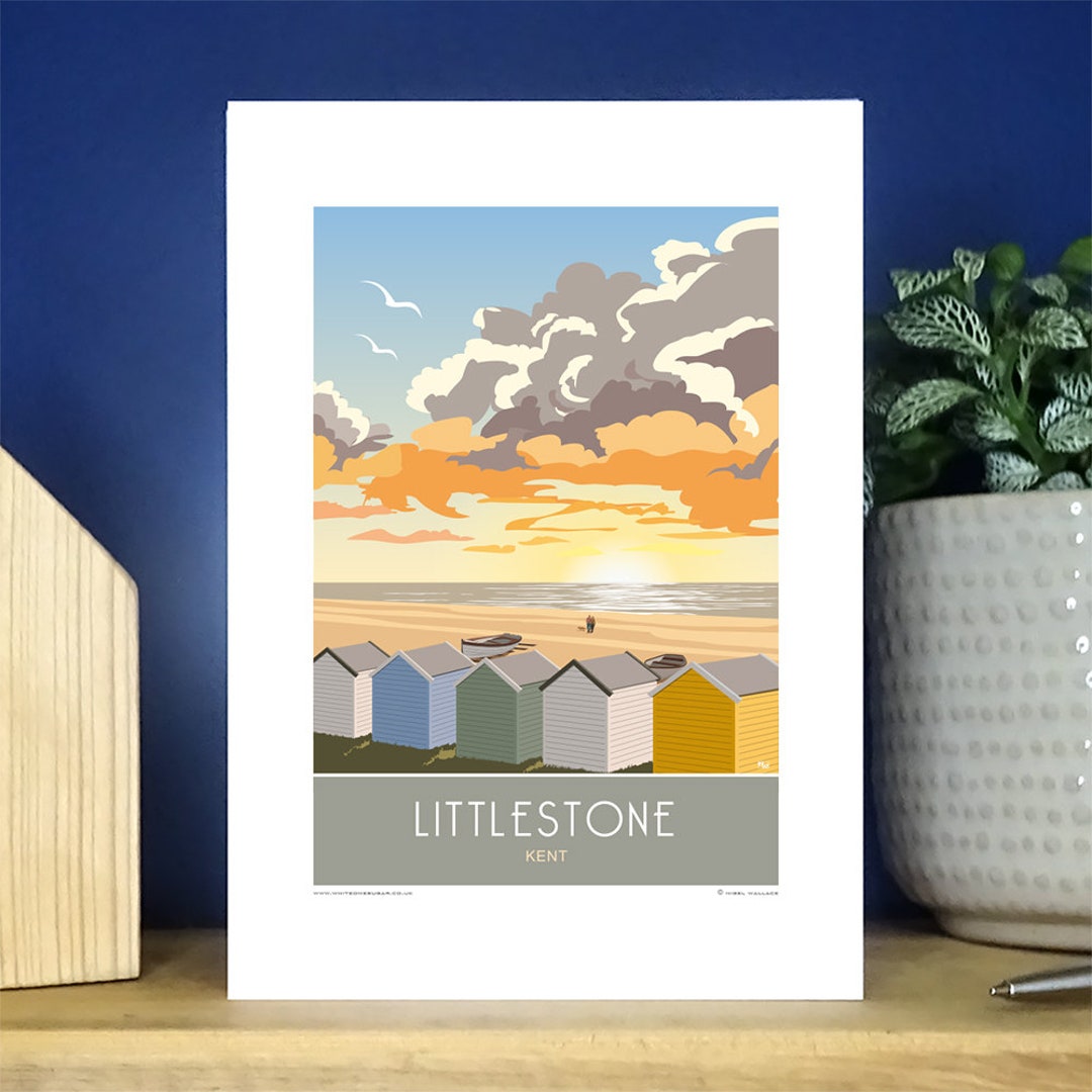 Littlestone Huts on the Beach, Greetings Card, Sunrise, New Romney ...